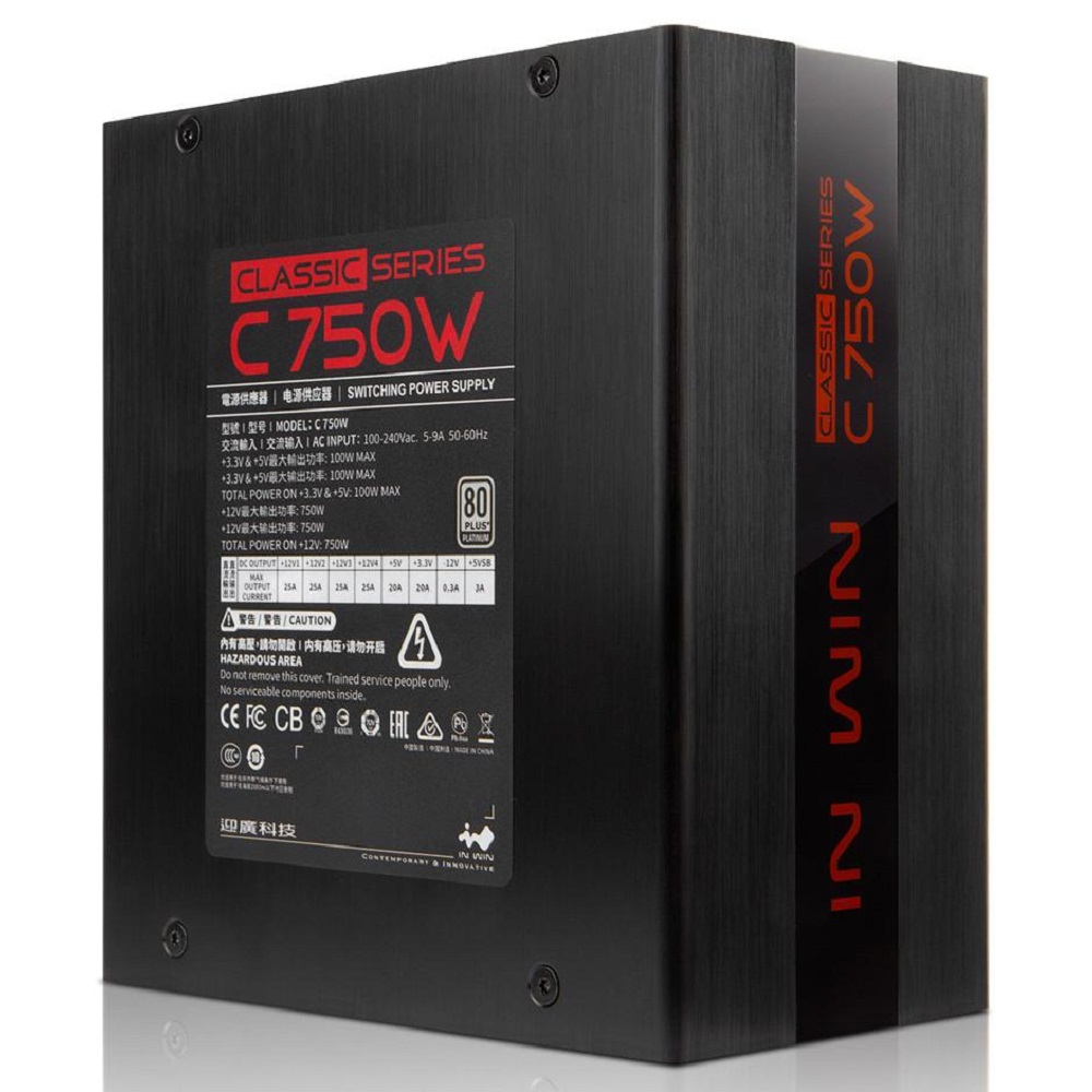 Inwin Classic 750W Aluminium - Full Modular 80Plus Platinum | Giá tốt ...