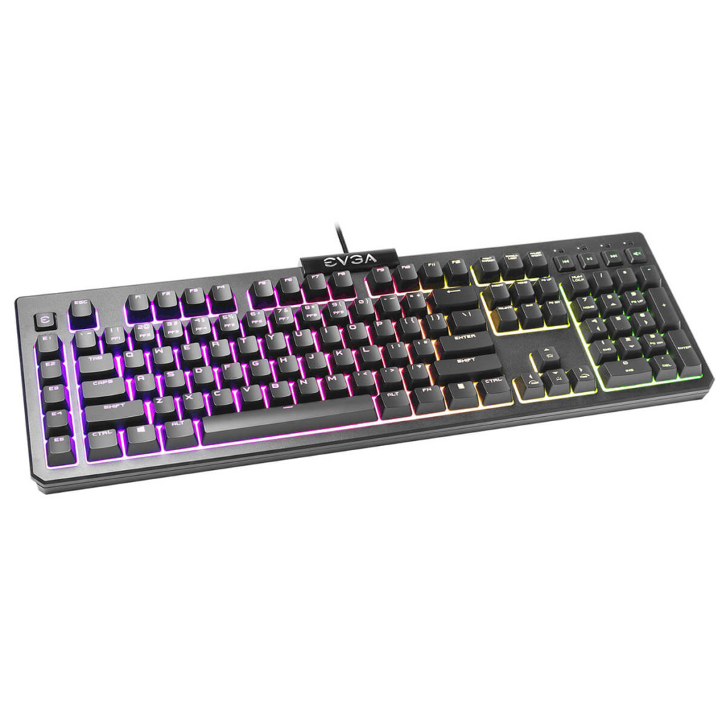 EVGA Z12 - RGB Gaming Keyboard - RGB Backlit LED - 5 Programmable Macro ...