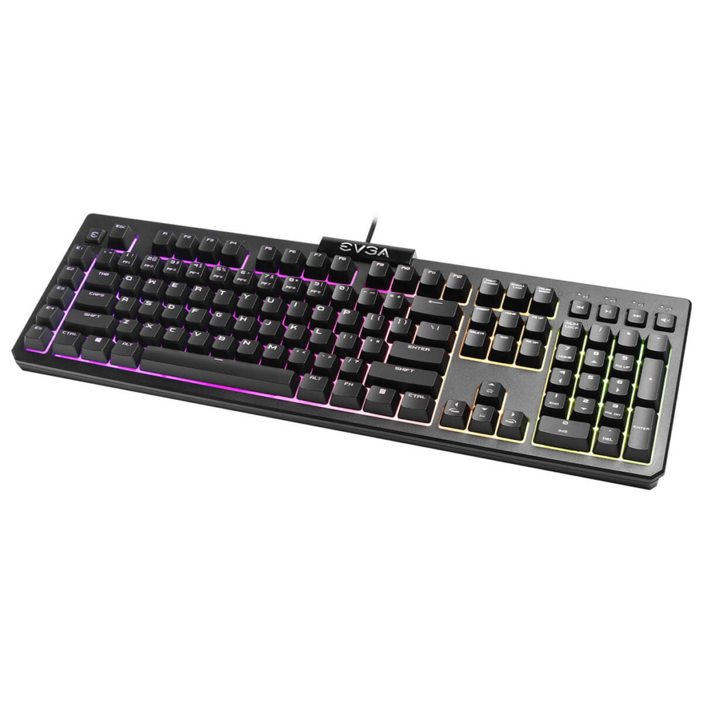 EVGA Z12 - RGB Gaming Keyboard - RGB Backlit LED - 5 Programmable Macro ...