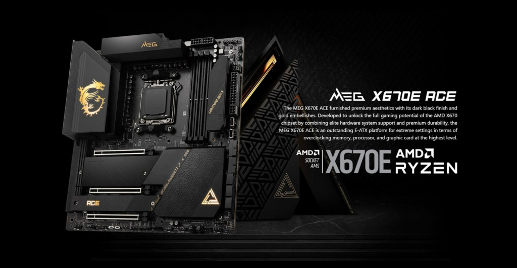 MSI MEG X670E ACE - Socket AM5 | Giá tốt 09/2025 | Trả Góp 0%
