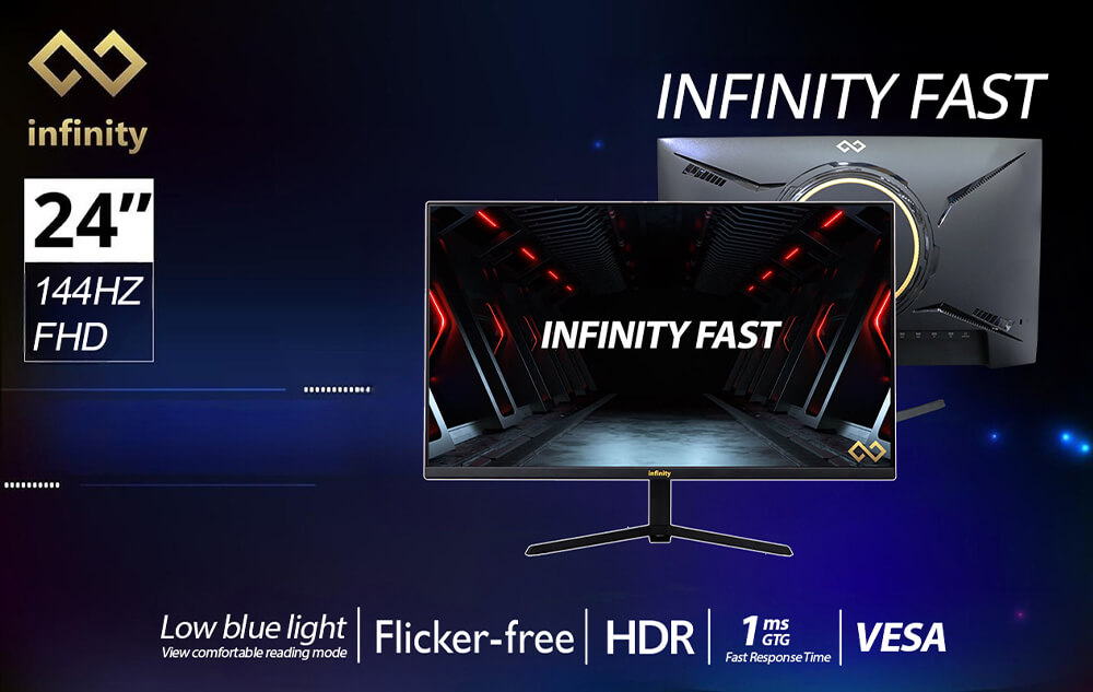 Infinity Fast - 23.8 inch FHD IPS / 144Hz / AMD Freesync / Gsync ...